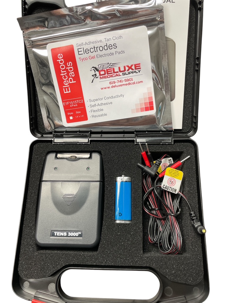 Tens Unit with Lead Wire and Electrode Pads | Deluxehub